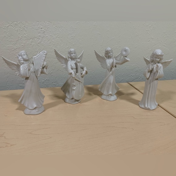 Dresden | Accents | Vintage Dresden Germany Angels Price Is For All 4 ...